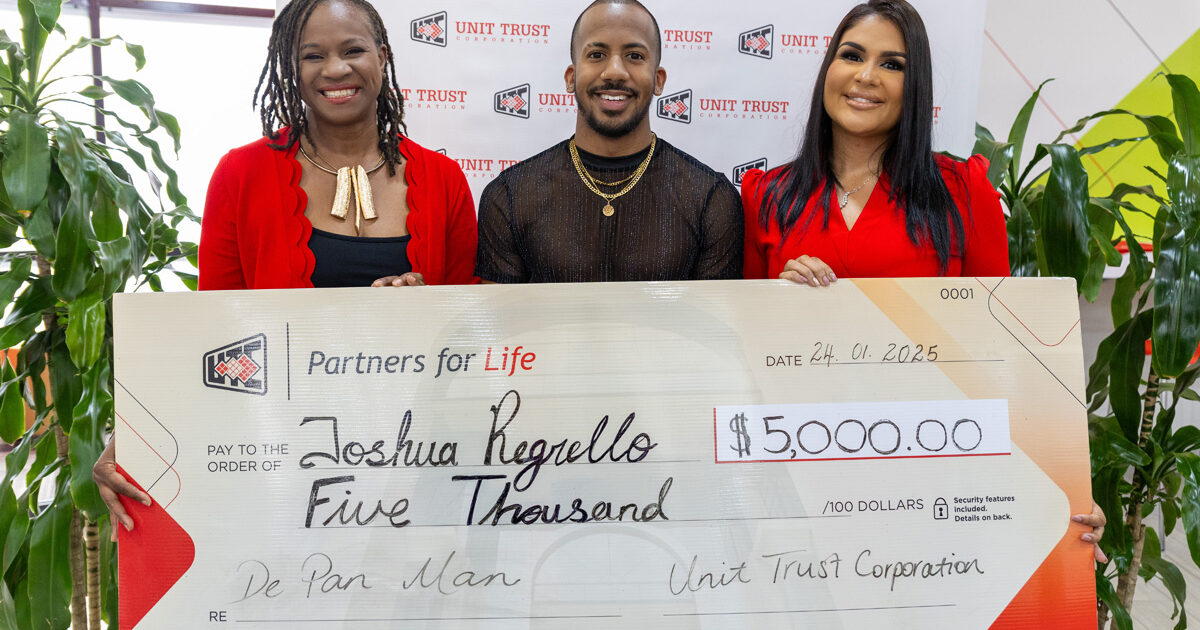 UTC honours Joshua Regrello with Gift of Units - Unit Trust Corporation